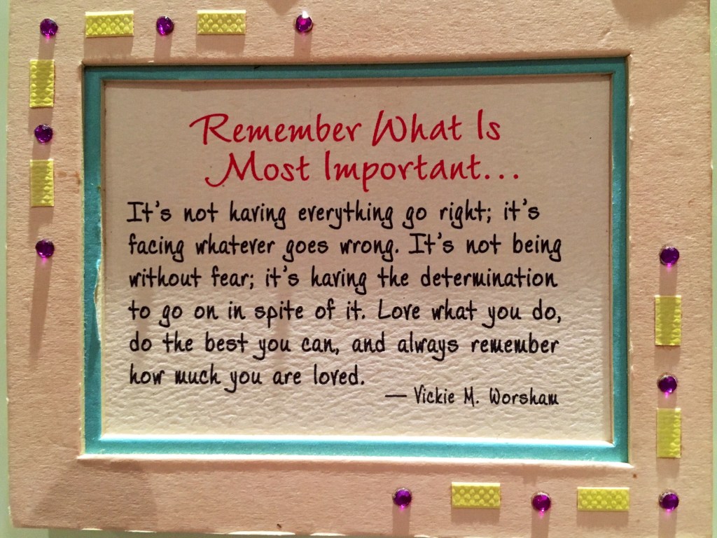 Remember what is most important | theINFP