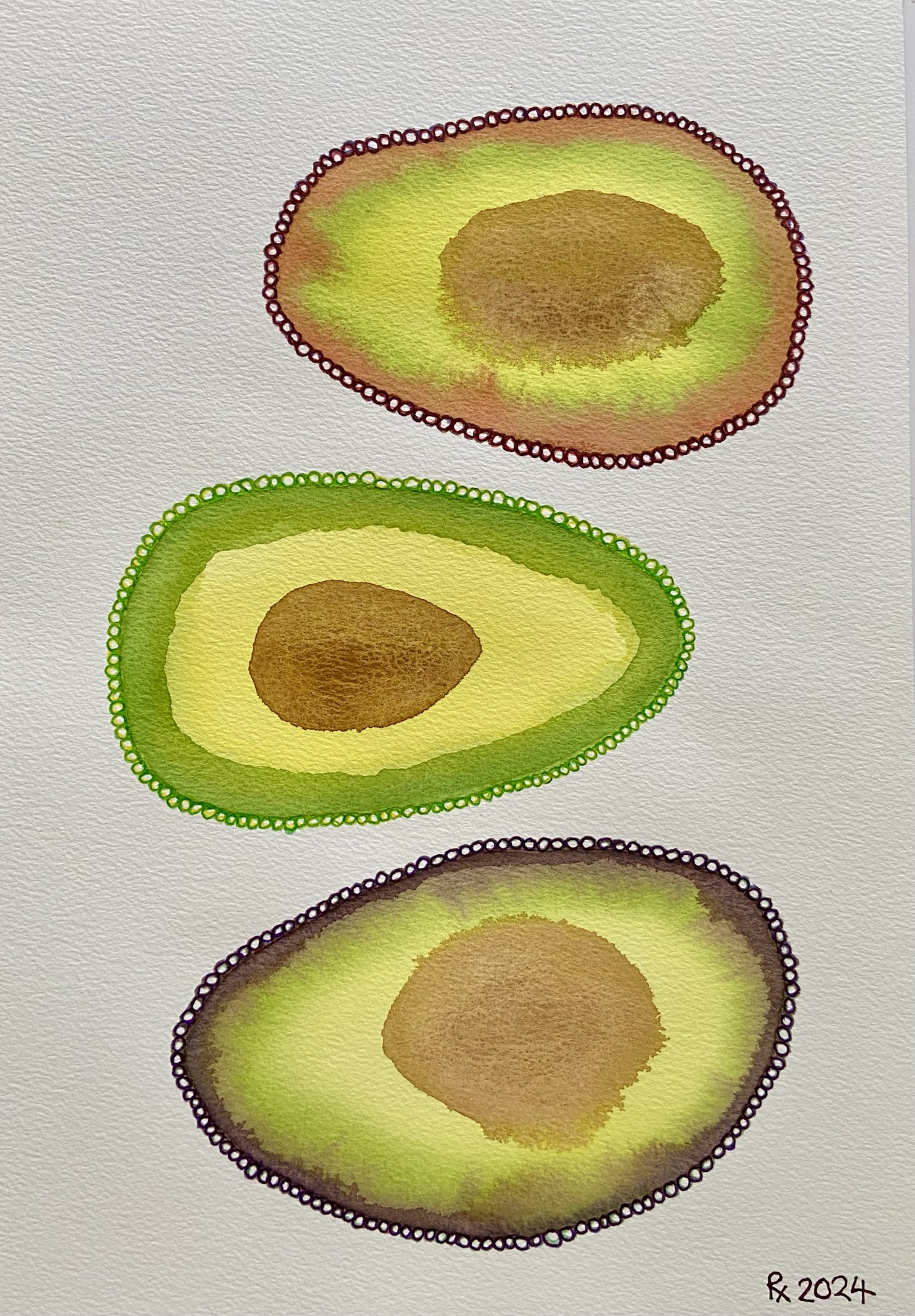 Abstract avocados | theINFP